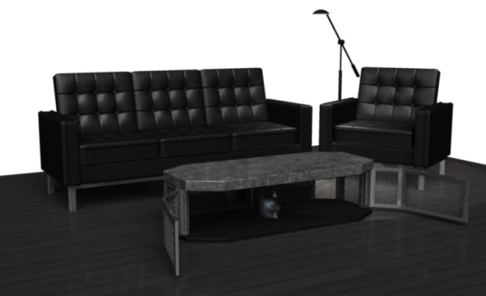 Batman Coffee Table | Dave's Geeky Ideas