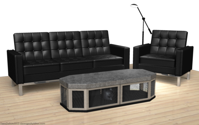 Batman Coffee Table | Dave's Geeky Ideas